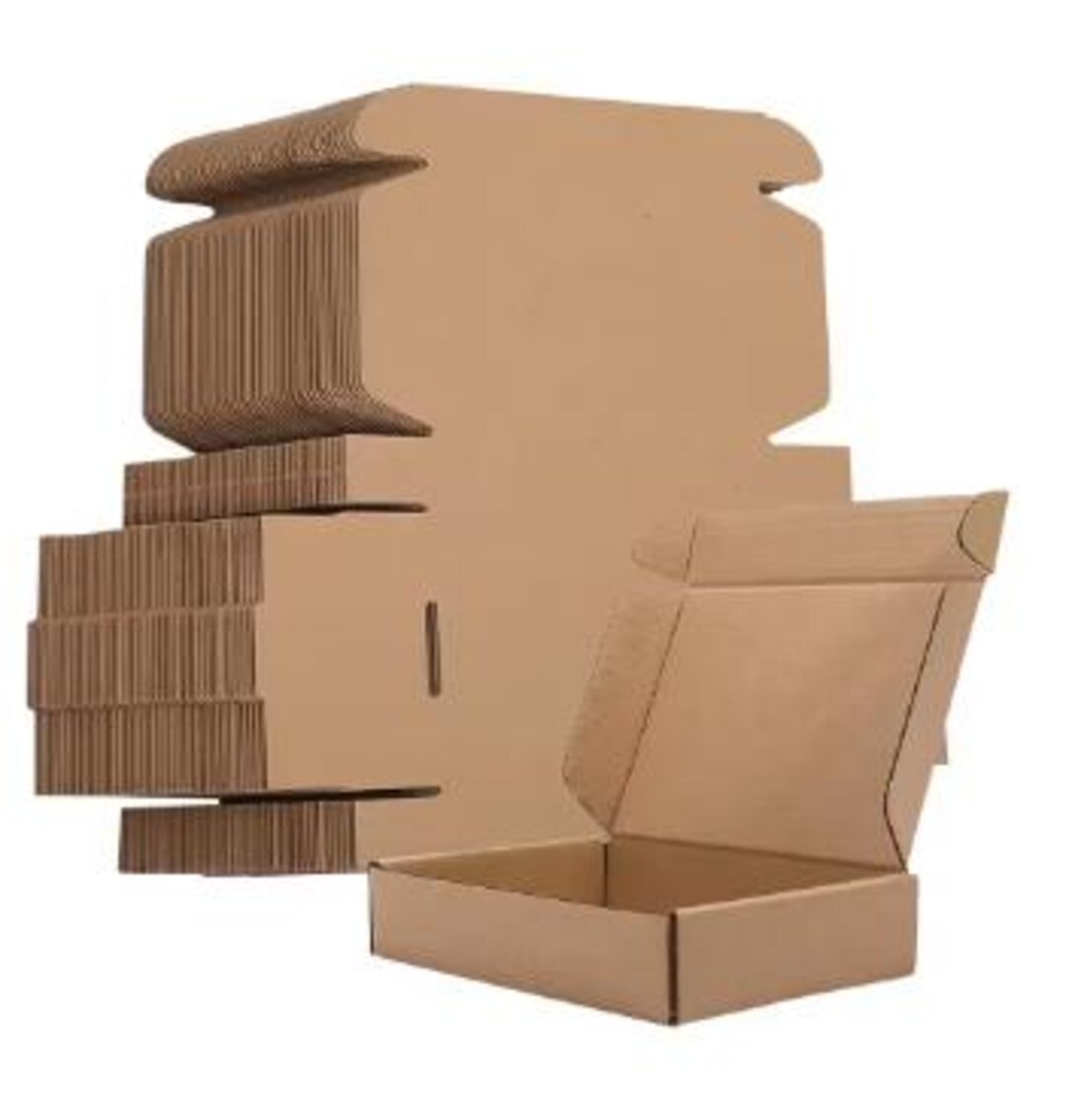 20PCS Corrugated Box Mailers White /brown Cardboard Shipping Box ...