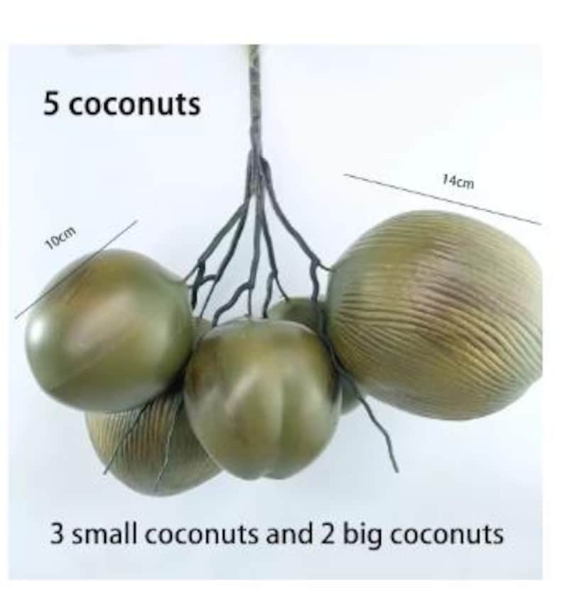 Artificial Coconut Palm Tree Fake Tropical Large Green Plant Palm Home ...