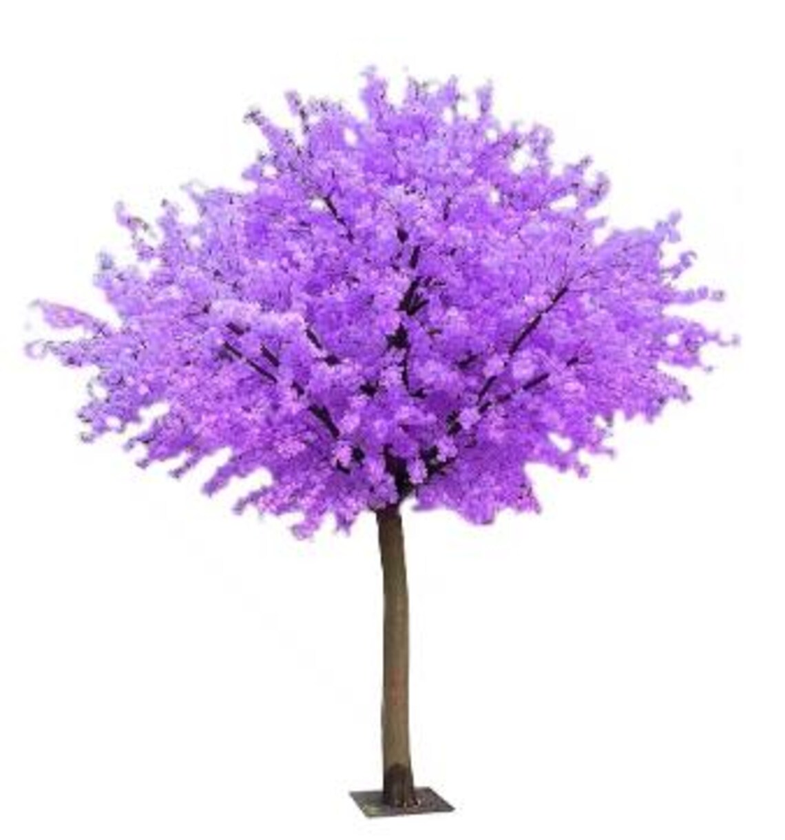 Artificial Cherry Blossom Tree Purple Lifelike Fake Sakura Flower ...