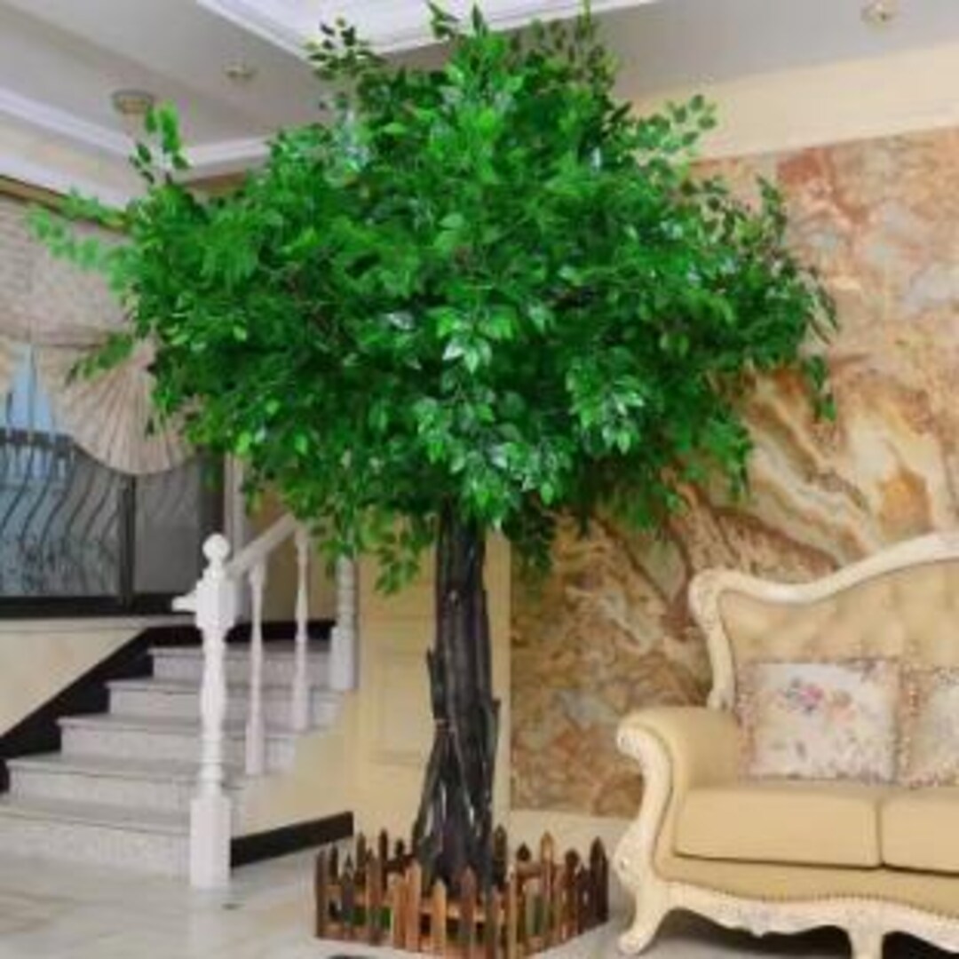 Artificial Geen Banyan Tree, Large Fake Tree, Wedding, Outdoor Garden ...