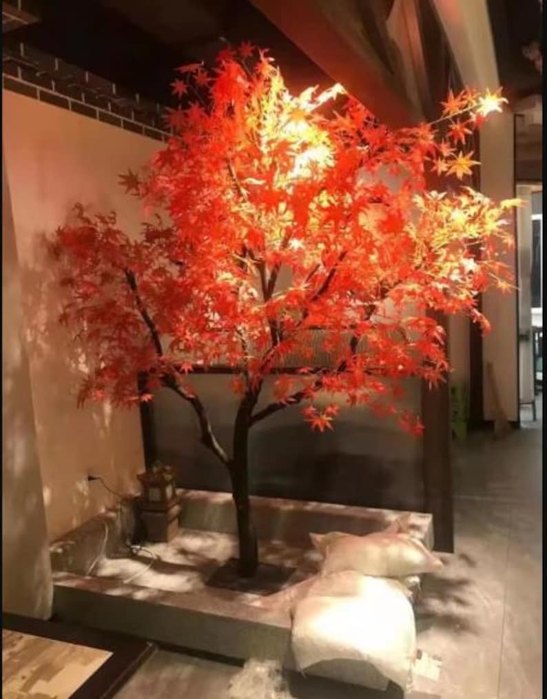Artificial Large Maple Tree Fake Red Maple Tree Large Shopping Mall ...