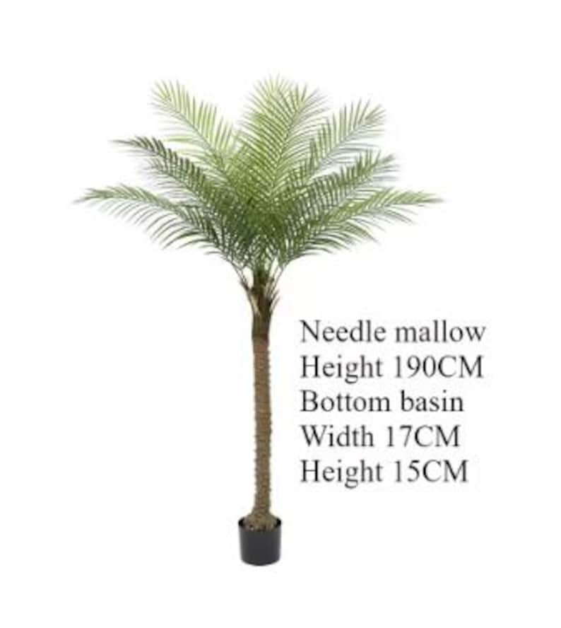 Artificial Coconut Palm Tree Fake Tropical Large Green Plant Palm Home ...