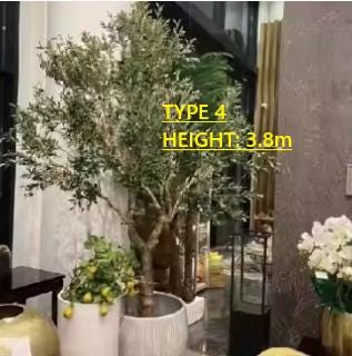 Artificial Olive Tree Large Indoor/ Outdoor Simulated Ornaments Home ...