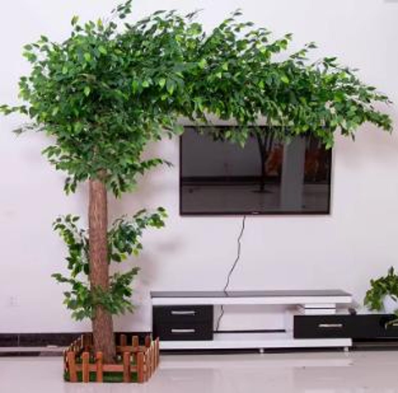 Artificial Geen Banyan Tree, Large Fake Tree, Wedding, Outdoor Garden ...