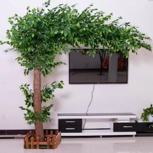 Artificial Geen Banyan Tree, Large Fake Tree, Wedding, Outdoor Garden ...