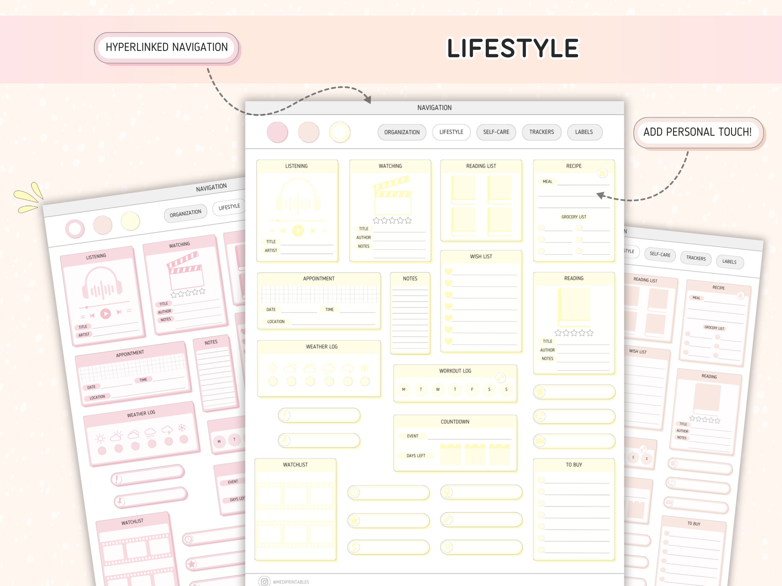 Everyday Essential Digital Stickers V2 Widget Stickers for Planner ...