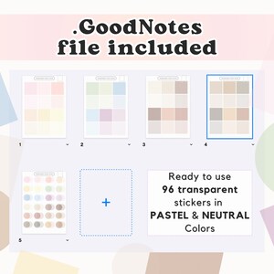 Transparent Digital Stickers Digital Pastel Stickers Book Student ...