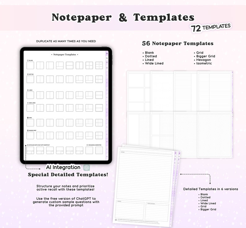 Students Digital Notebook Hyperlinked Student Planner for Goodnotes ...