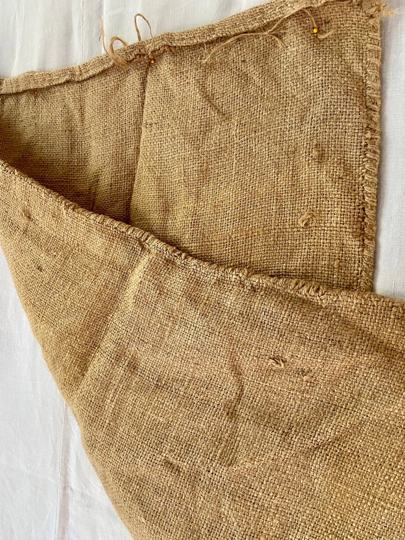 One Authentic Vietnam Print Heavy Duty Vintage Burlap Natural Fibers ...