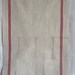 Iconic French Antique Pure Brown Flax Linen Kitchen Towels With Two Red ...