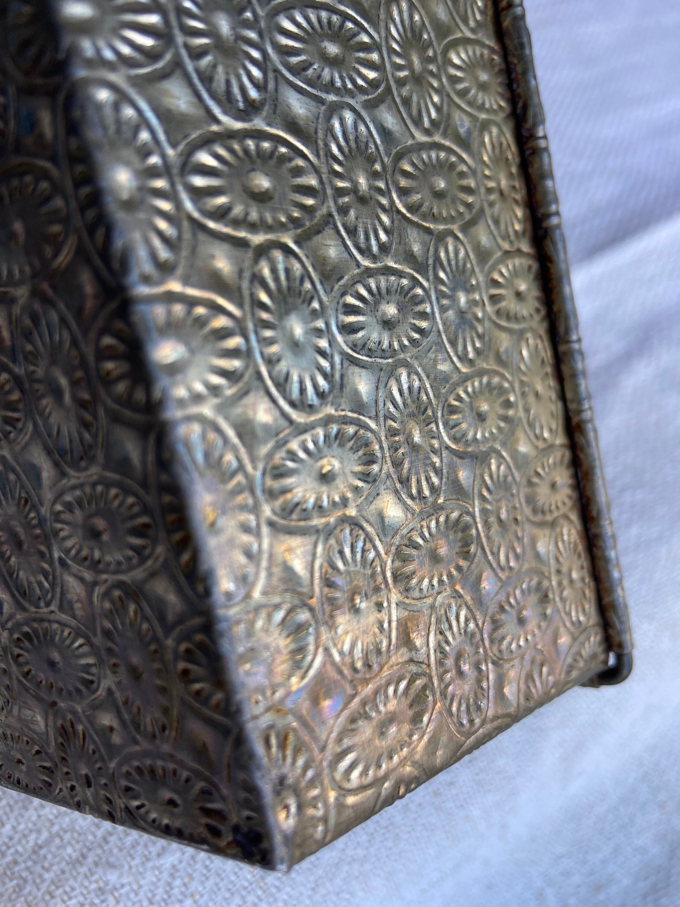 Two Vintage French Metal Cake, Tin Molds Pans, Flan Tin Gaufrex ...