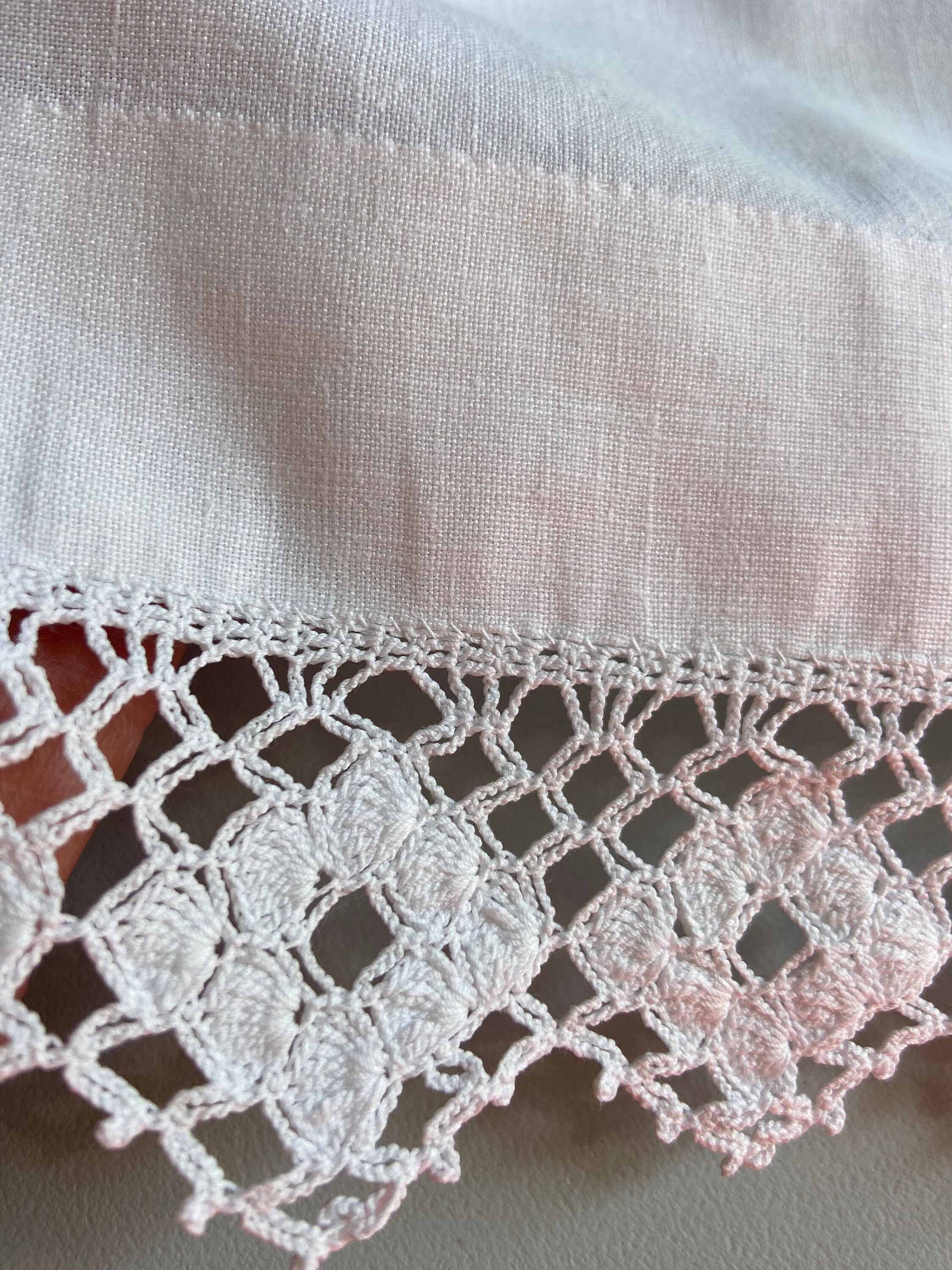 Rare Find Very Long Hand Gathered French Antique Flax Linen Mantel or ...