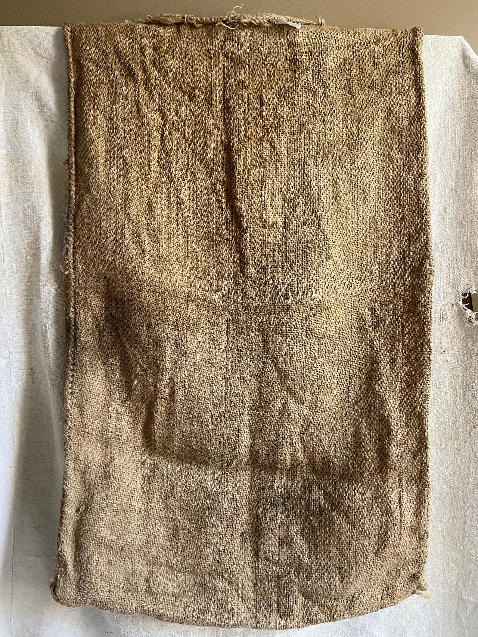 One Authentic Heavy Duty Vintage Burlap Natural Fibers Coffee Sack ...