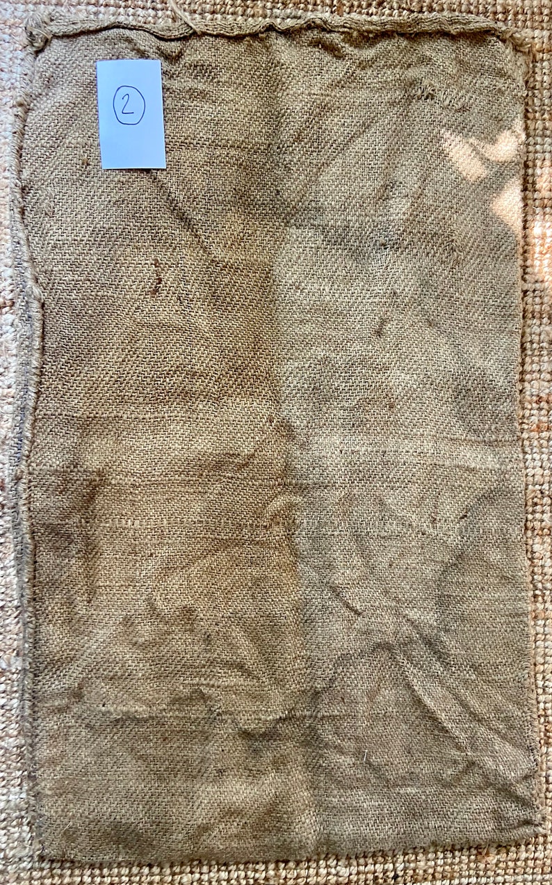 One Authentic Heavy Duty Vintage Burlap Natural Fibers Coffee Sack ...