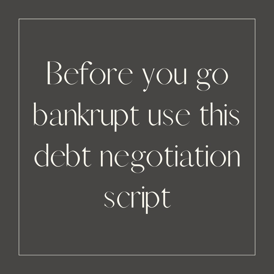 Business Debt Negotiation Guide Including a Phone Script & Email ...