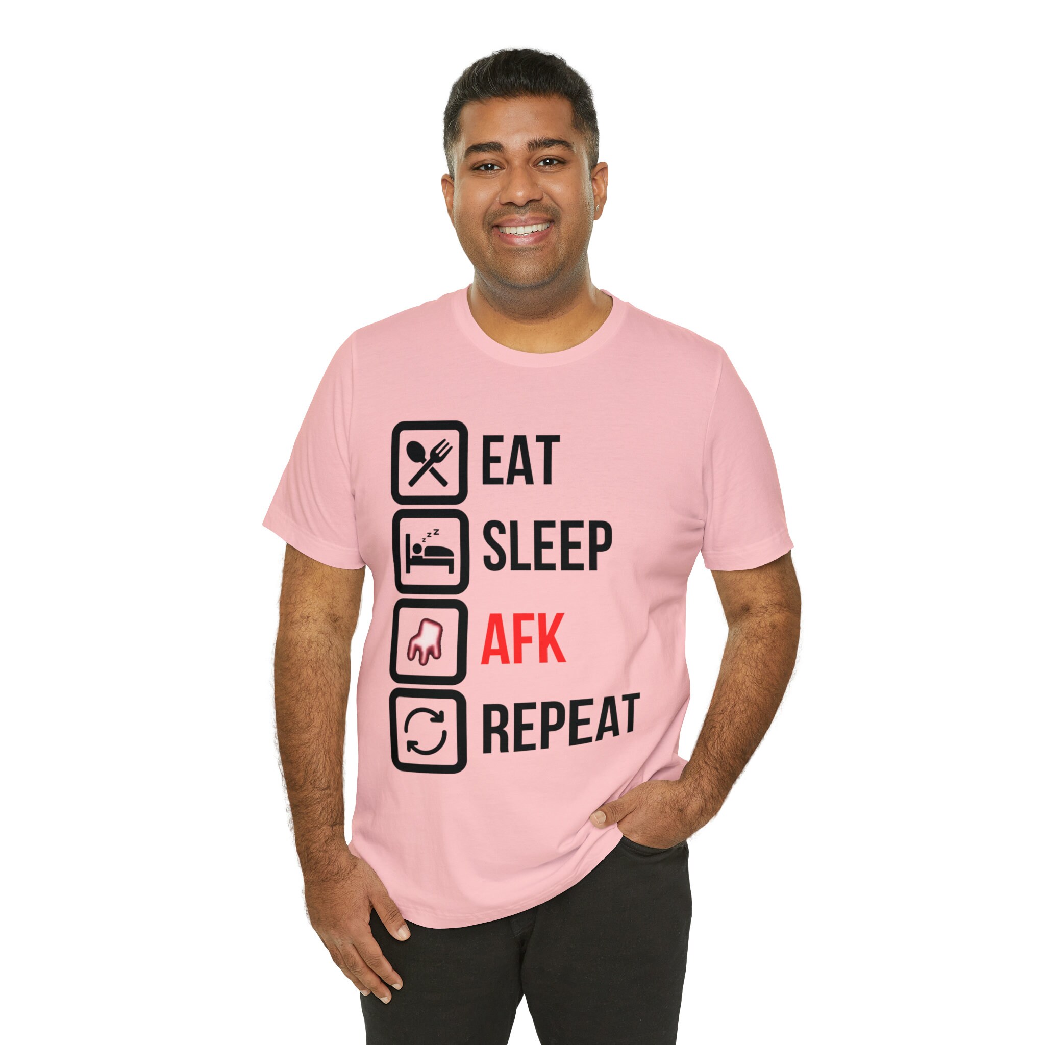 FFXIV T-shirt Final Fantasy XIV Eat Sleep AFK Repeat - Etsy