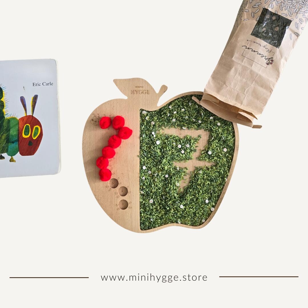 Apple Counting Sensory Tray | Montessori Math Toy | Fine Motor Play ...