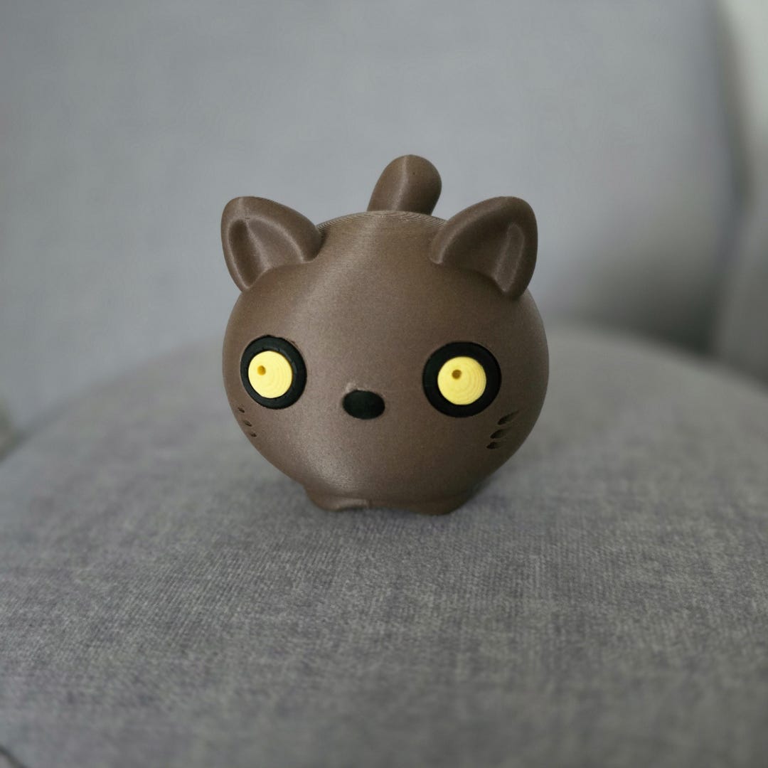 Cat Fidget Clicker Fidget Toy 3D Printed Sensory Toy Stress Relief Desk ...