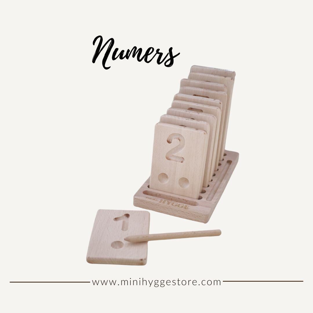 Wooden Numbers Trays - Etsy