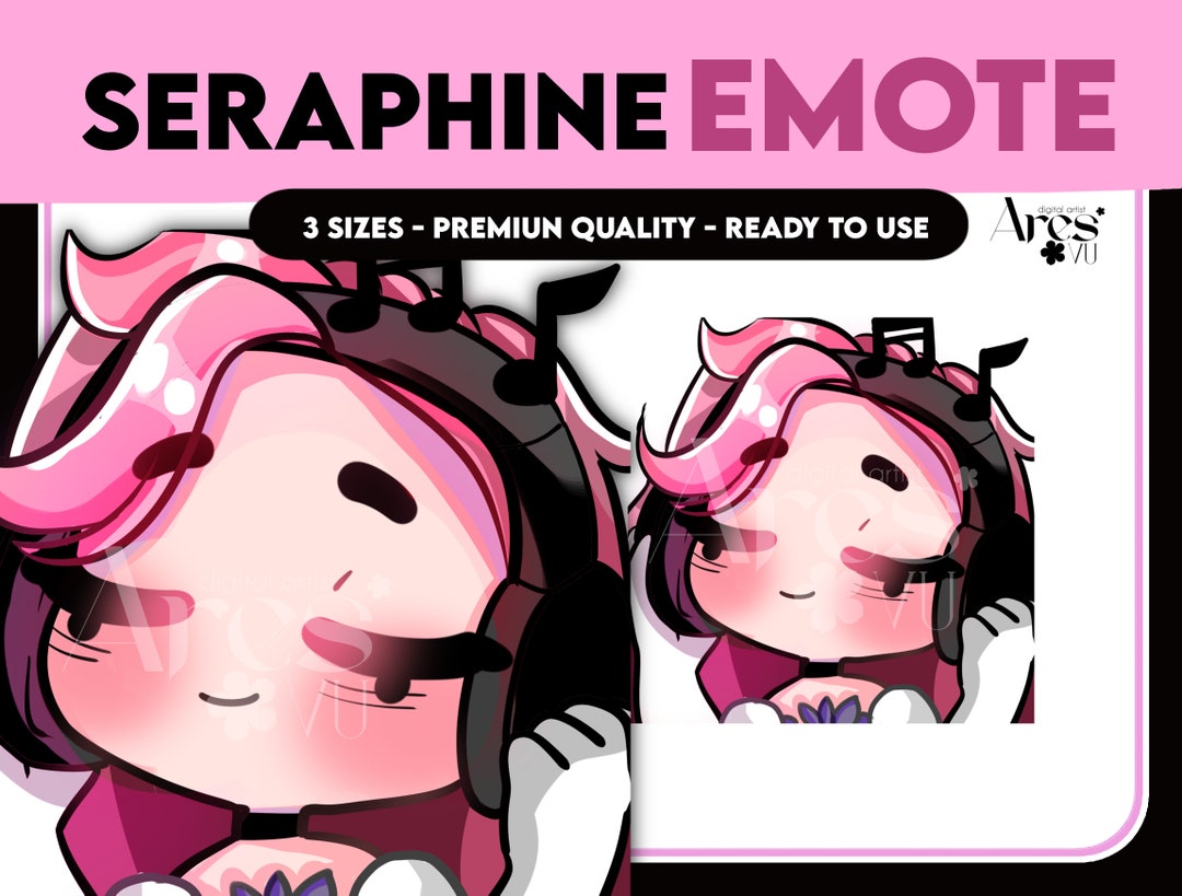 Buy Seraphine Music Emote for Twitch / Discord / Youtube / Custom ...
