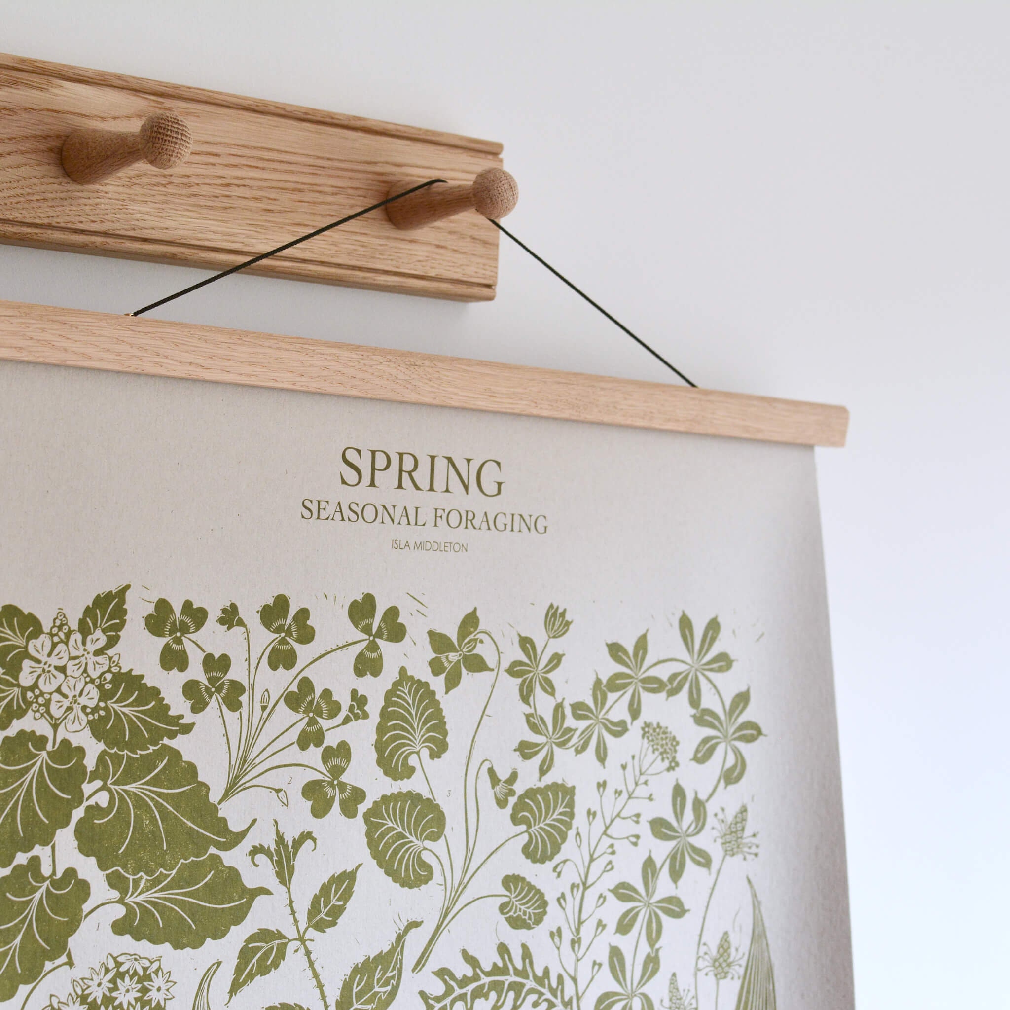 Botanical Print Spring by Isla Middleton, Foraging Plants, Botanical ...
