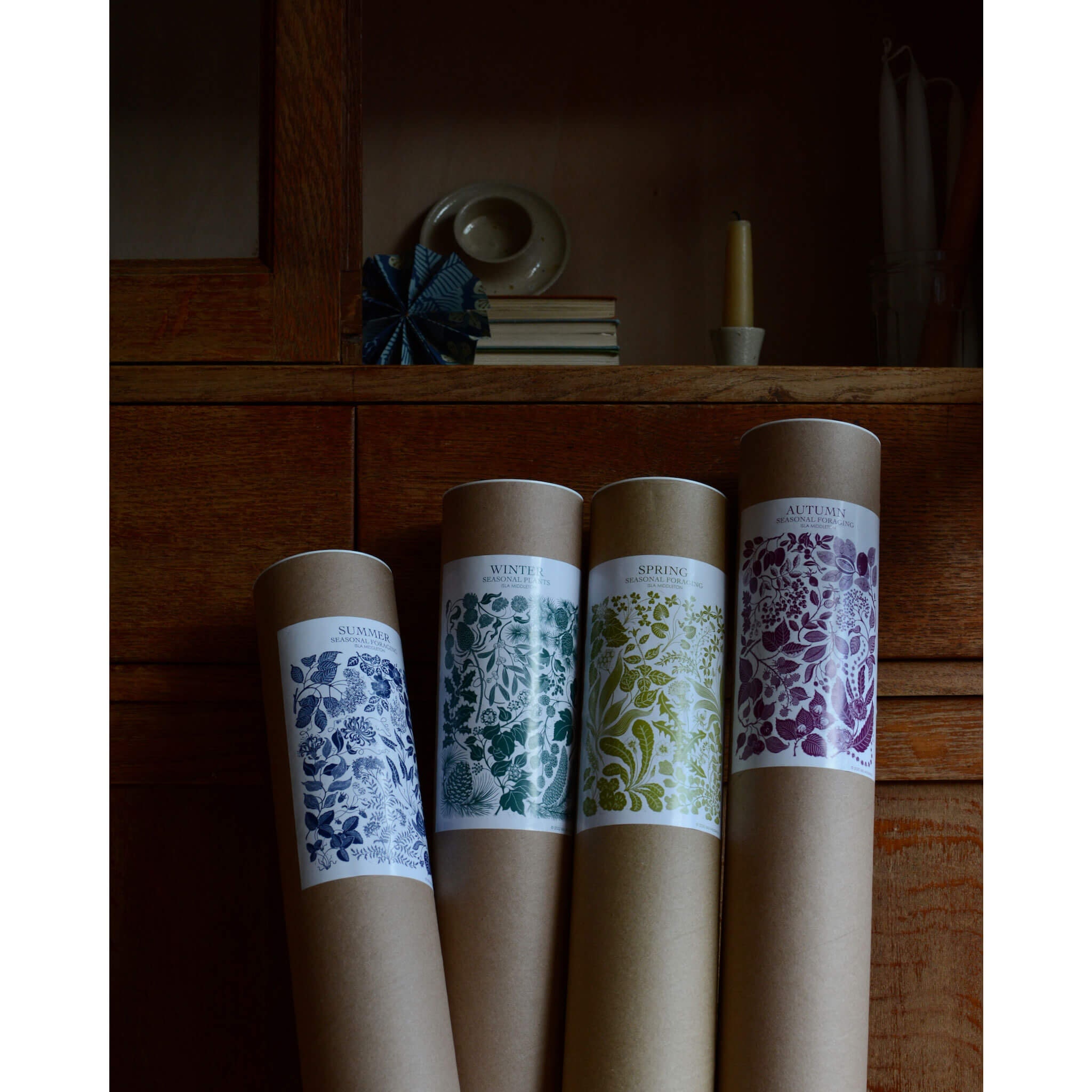 Botanical Print Spring by Isla Middleton, Foraging Plants, Botanical ...