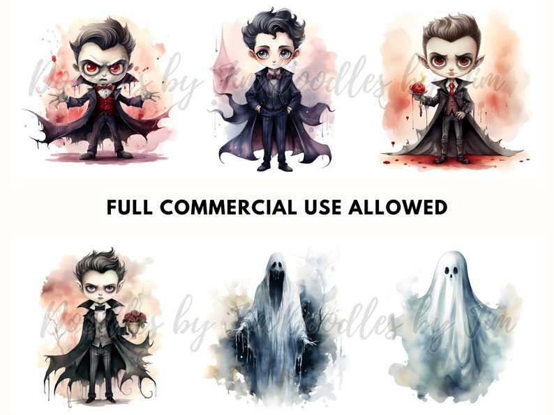 Halloween Characters Clipart Cute Halloween PNG Halloween - Etsy