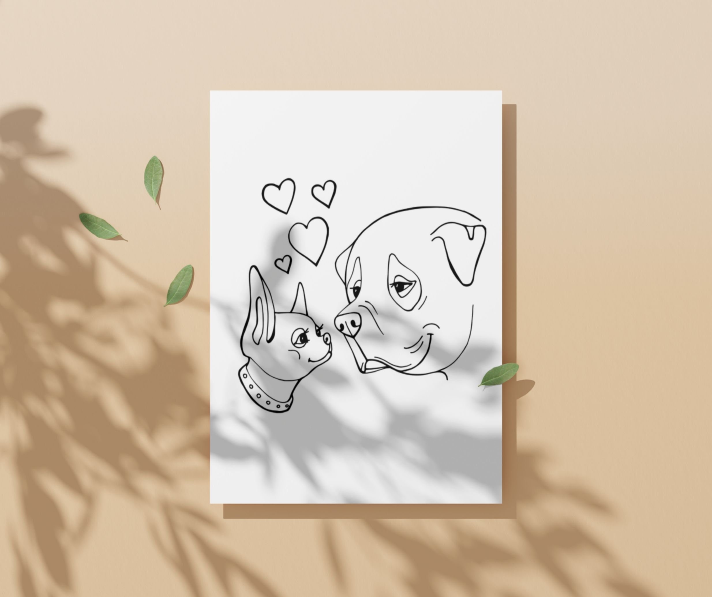 Playful Pups: Digital Kids Coloring Book 210 Dog Illustrations ...