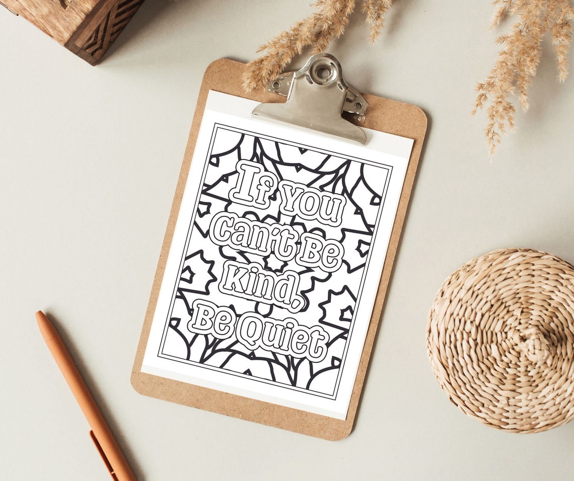 Sassy Quotes Coloring Pages: Unleash Creativity With Sassy Sayings ...