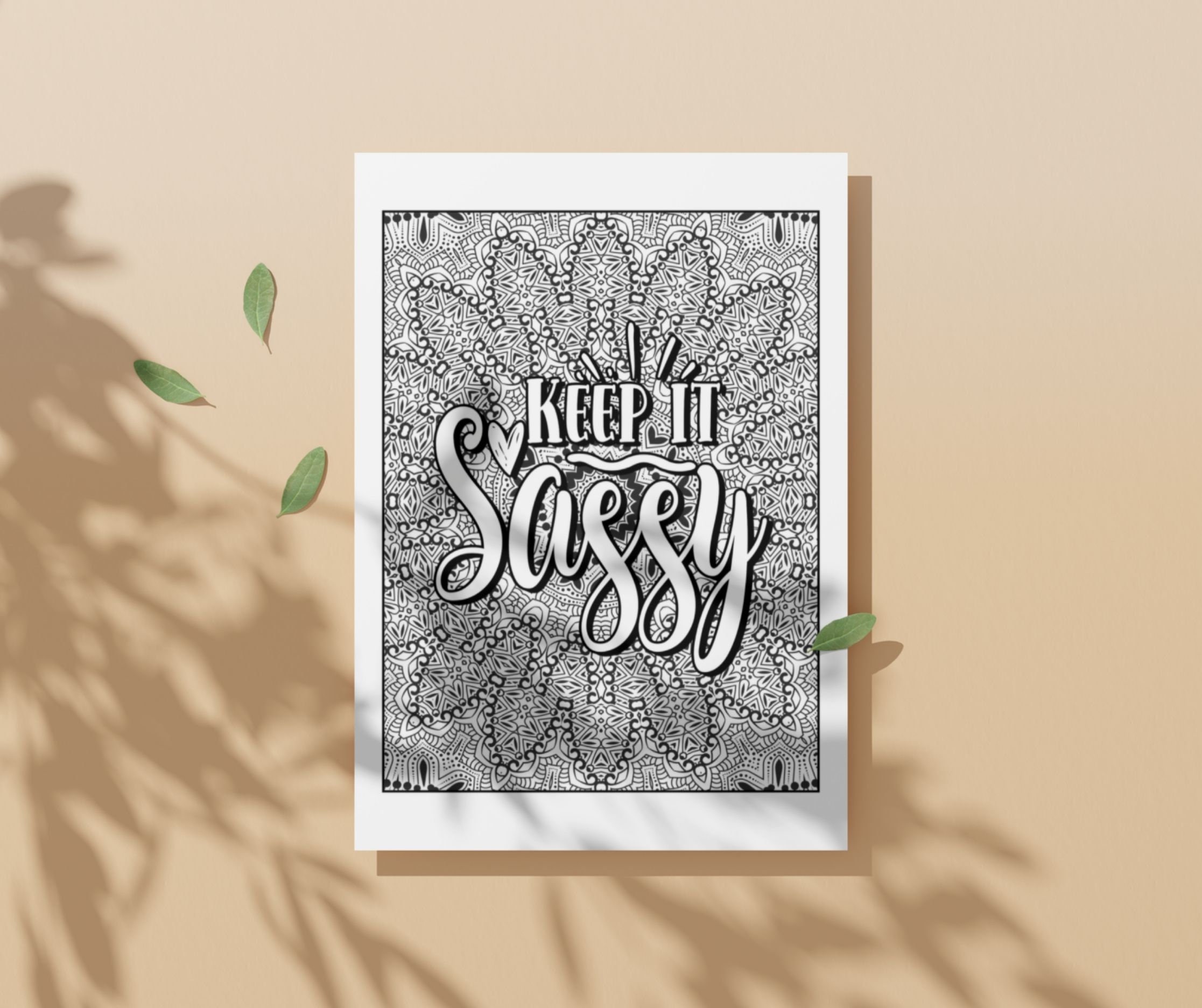 Sassy Quotes Coloring Pages: Unleash Creativity With Sassy Sayings ...