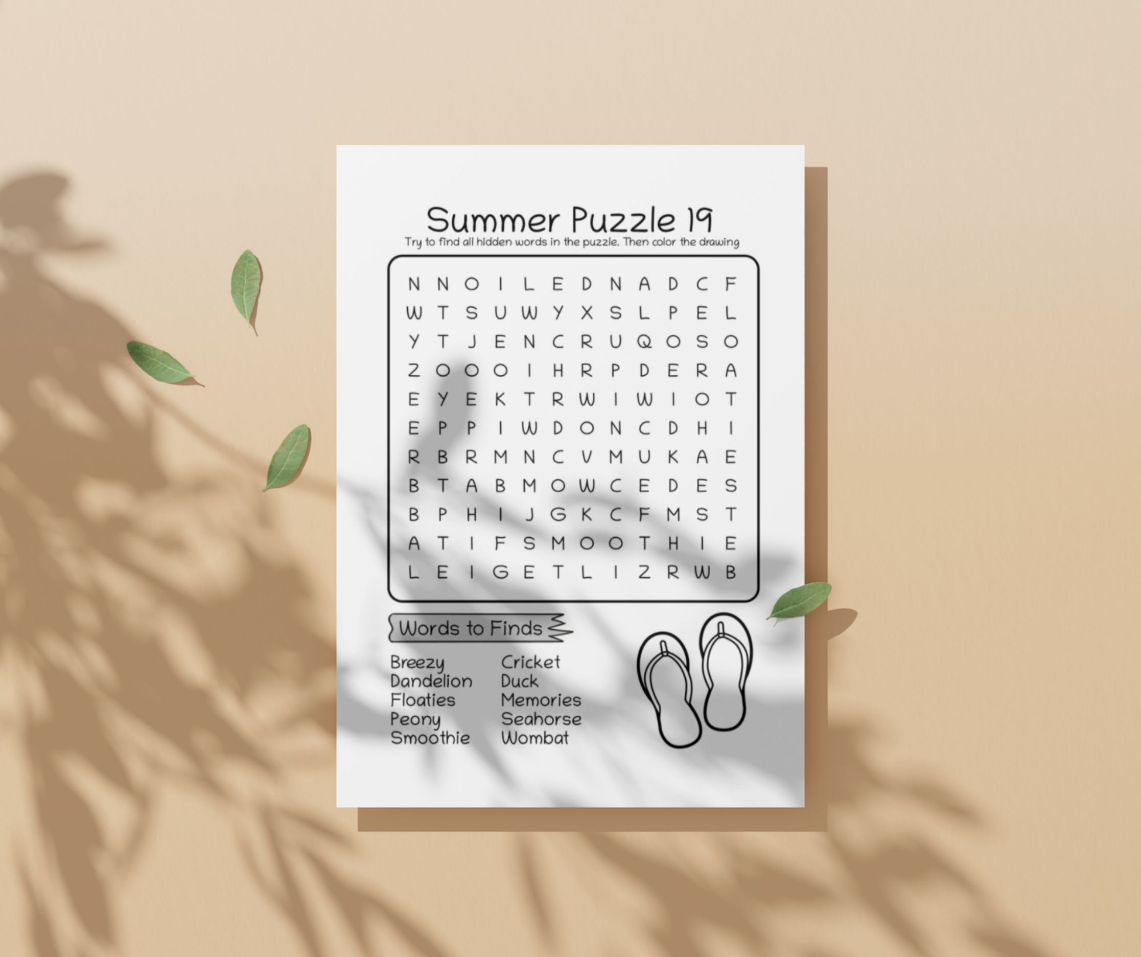 Summer Word Search: Activity Book for Kids With 3880 Word Puzzles ...