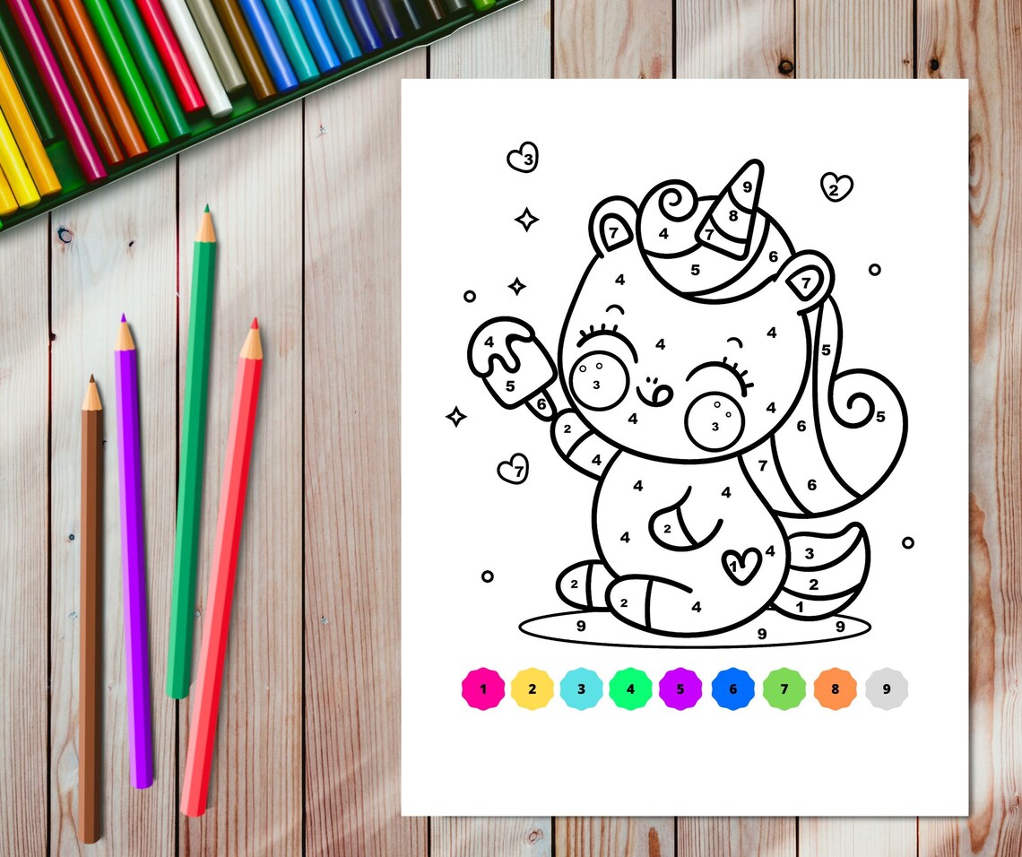 Unicorn Activity Book for Kids: 340 Printable Unicorn Coloring Pages ...