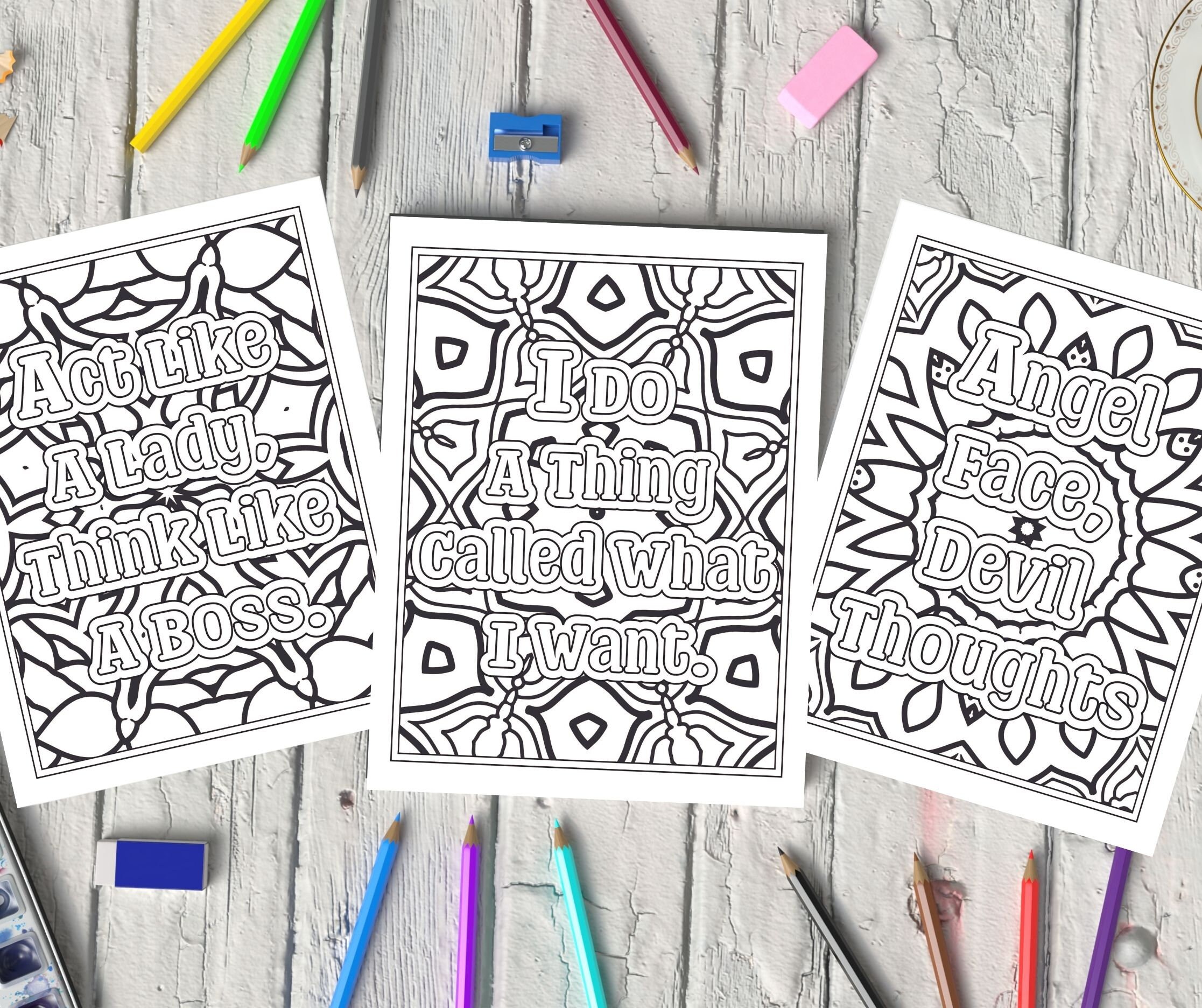 Sassy Quotes Coloring Pages: Unleash Creativity With Sassy Sayings ...