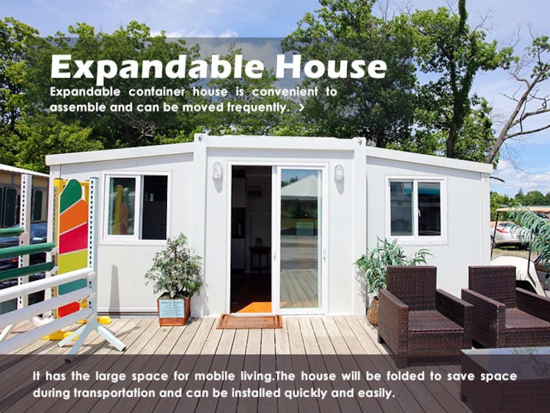 Beautiful Foldable Prefab Tiny Home - Etsy UK