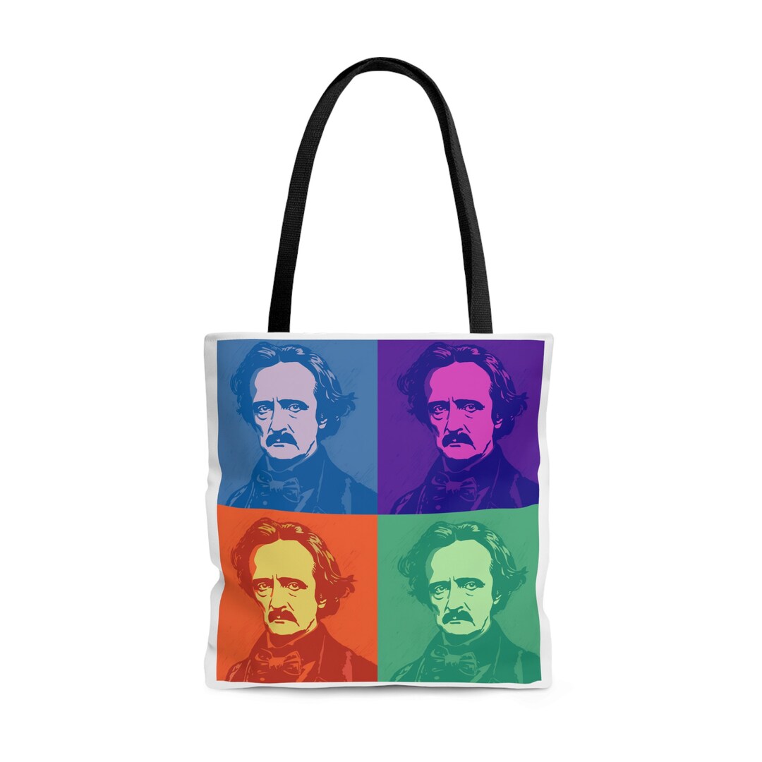Edgar Allan Poe Tote, English Teacher Bag; Book Bag, Dark Academia ...