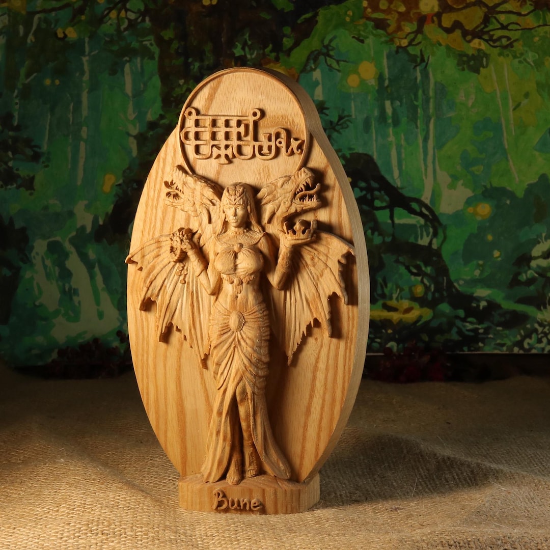 Bune Goetia Demon Witchcraft Bune Sigil Occult Decor Bune Demon Goetia ...