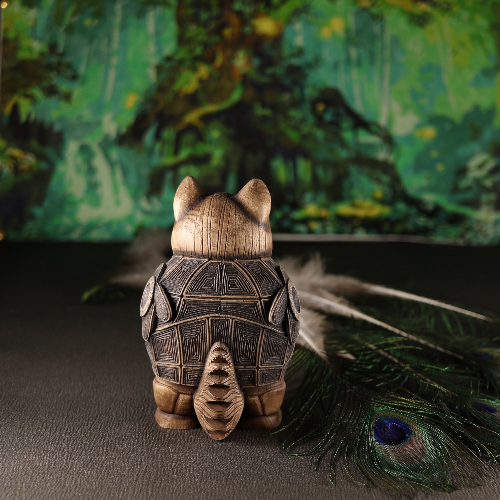 Tanuki, Japanese Statue Tanuki Statue, Raccoon Dog, Japanese Art Forest ...