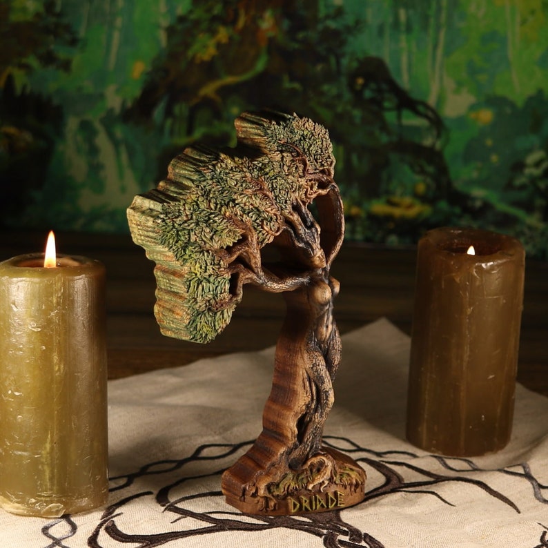 Dryad Statue: Greek Mythology Forest Nymph - Etsy