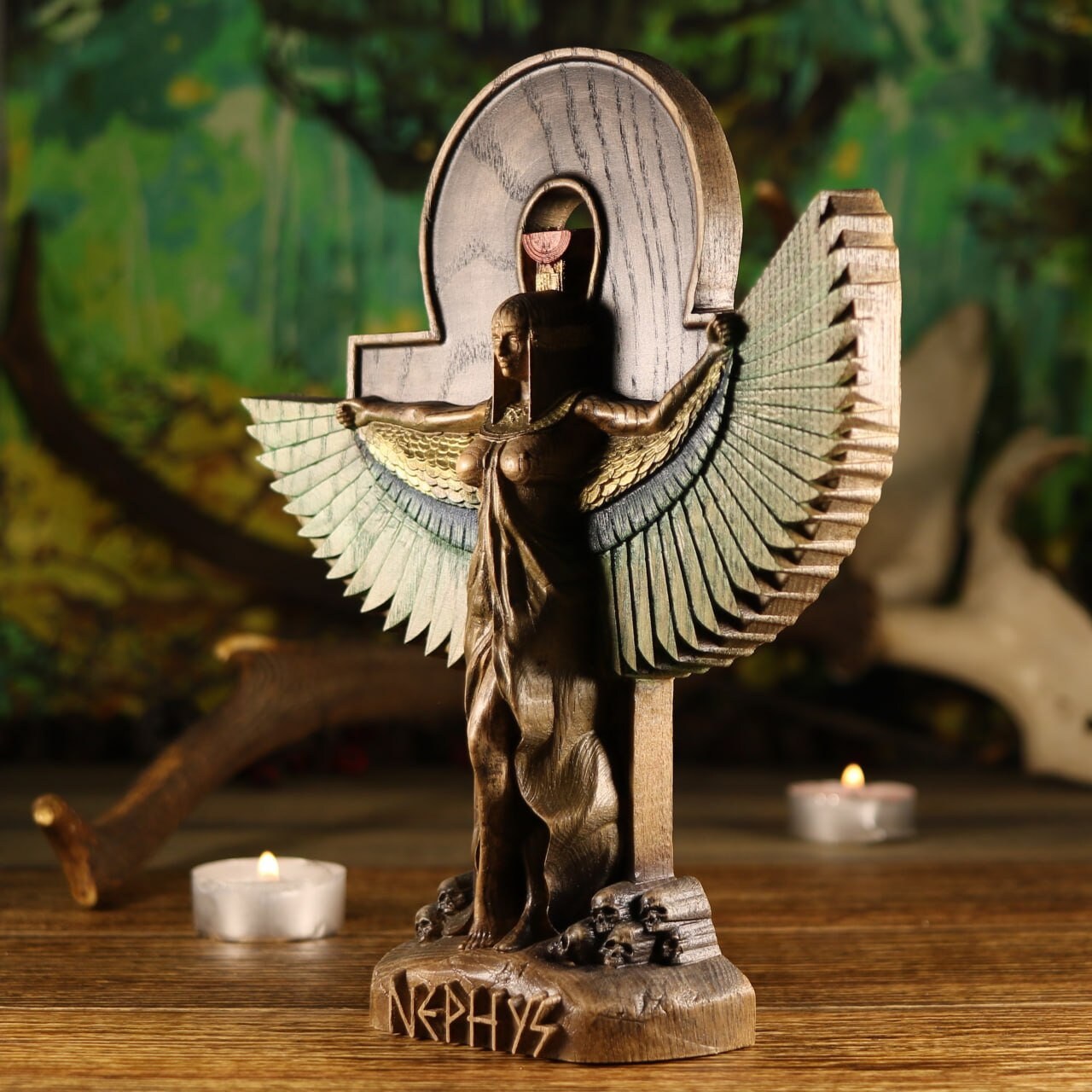 Egyptian Statue Nephthys Egyptian Goddess Birthing Goddess Egypt Statue ...