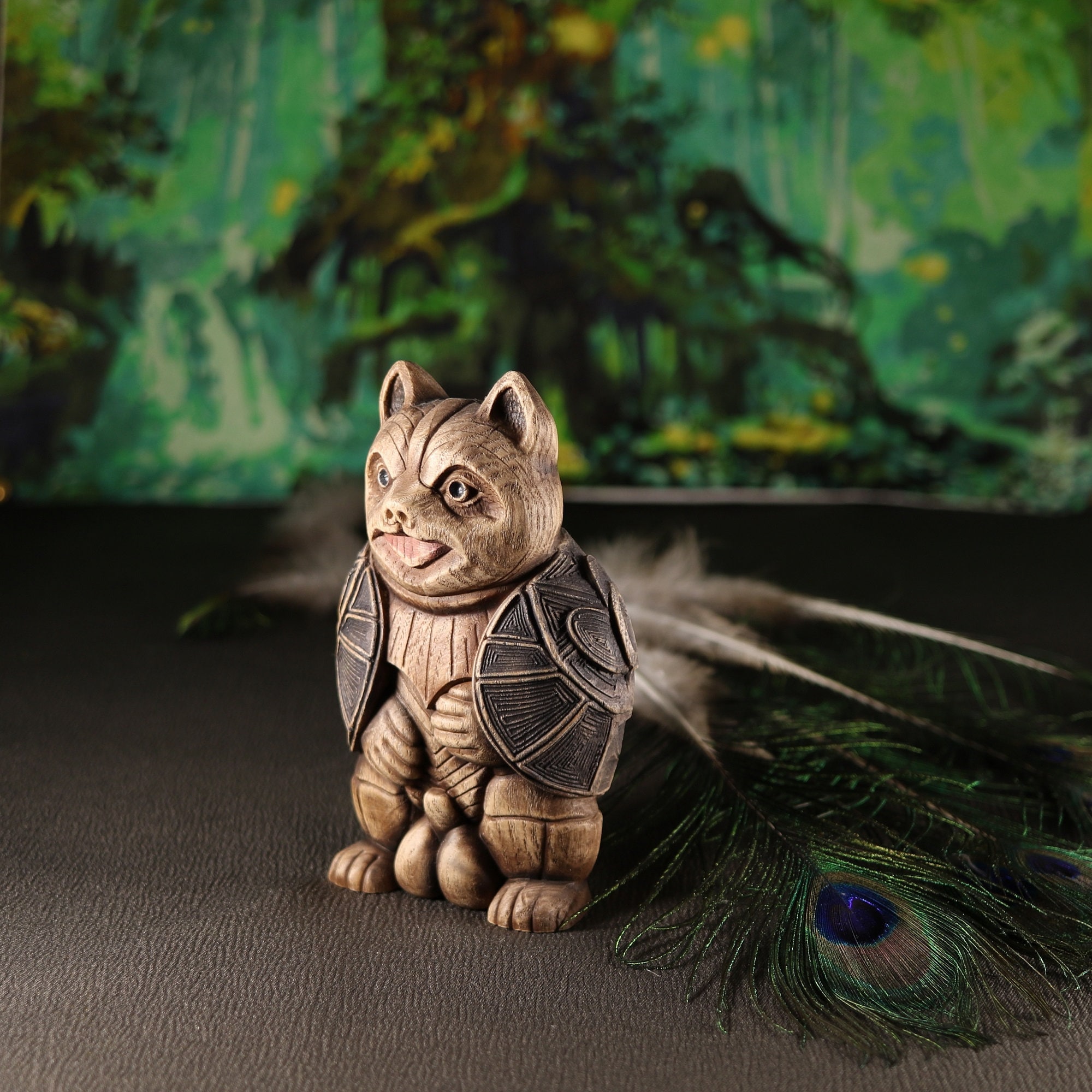 Tanuki, Japanese Statue Tanuki Statue, Raccoon Dog, Japanese Art Forest ...