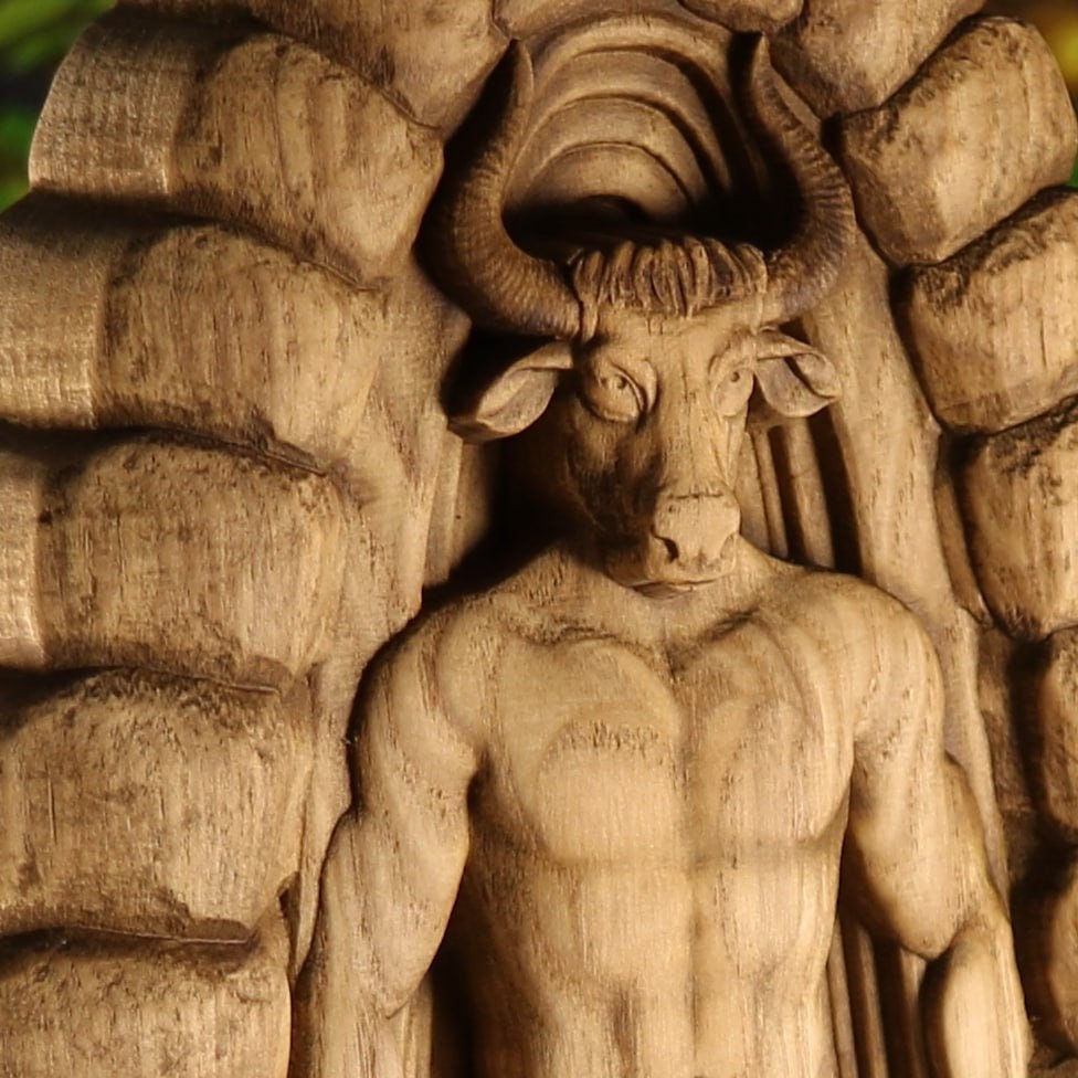 Minotaur Statue Minotaur Greek Mythology Statue With - Etsy