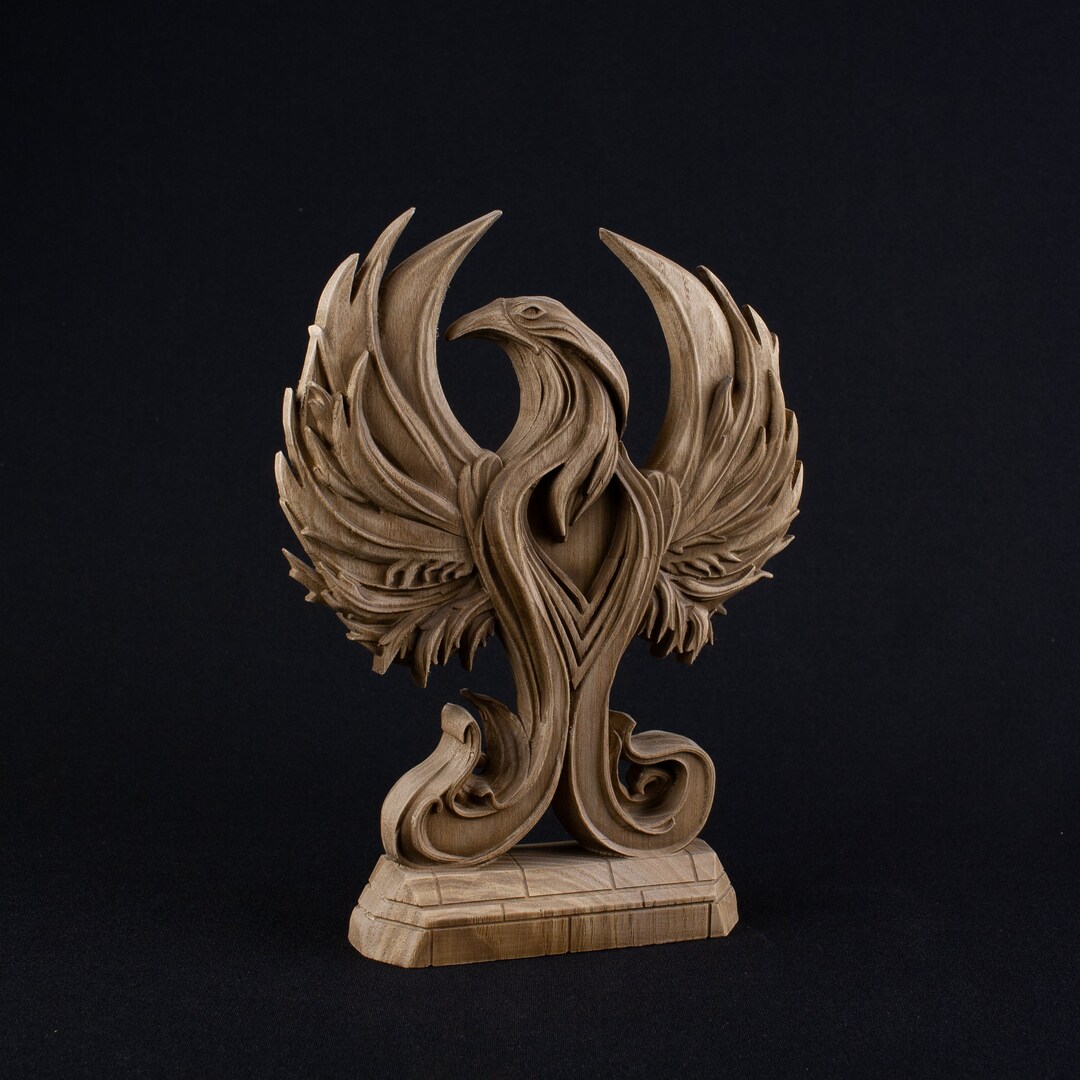 Phoenix Statue Phoenix Figurine Phoenix Art Mythical Bird - Etsy