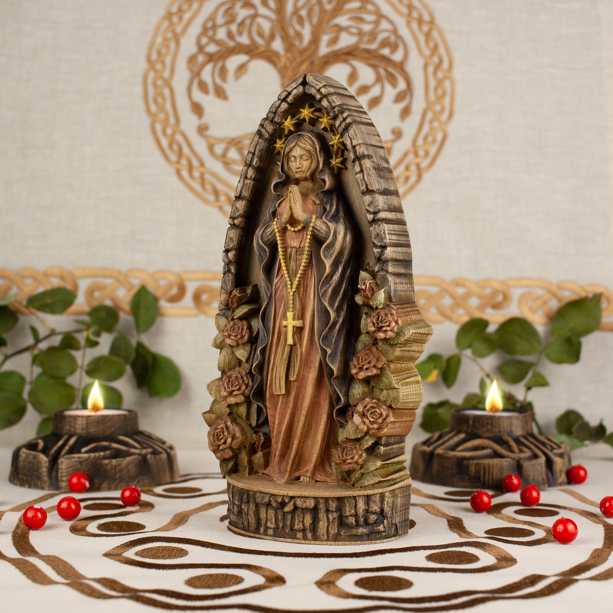 Vierge Marie Statue Religious Statue Virgin Mary Statue of Our Lady ...