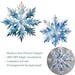Watercolor Snow Crystal Clipart Winter Fantasy Woodland PNG - Etsy