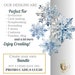 Watercolor Snow Crystal Clipart Winter Fantasy Woodland PNG - Etsy