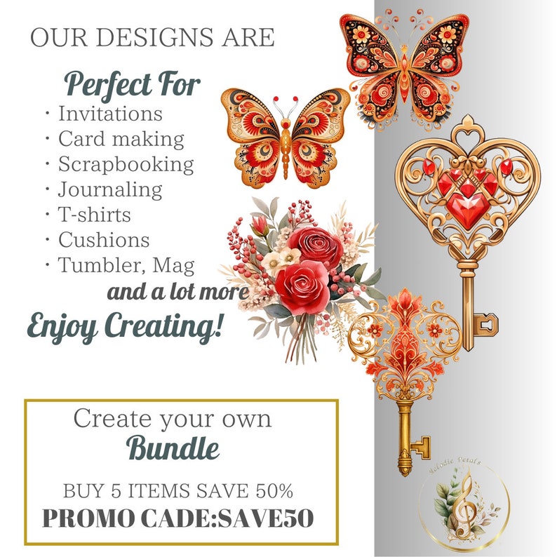 Valentine Heart Lock Clipart, Watercolor Valentine's Day Heart-shaped ...