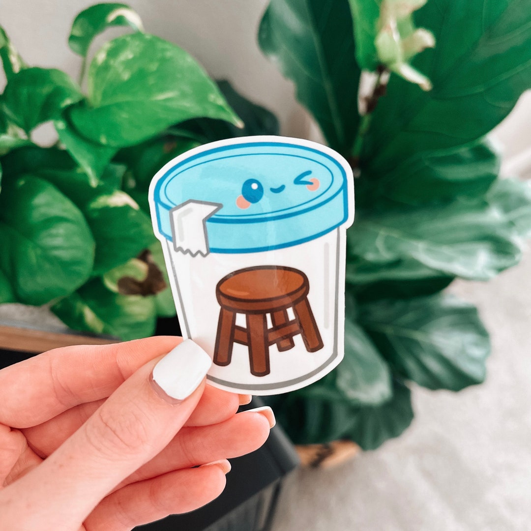 Stool Sample Sticker, Nurse Stickers, RN Stickers, Healthcare Stickers ...