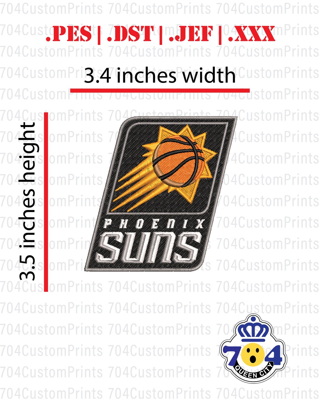 NBA Sports Team Embroidery File, Digital Download DST, PES and Other ...