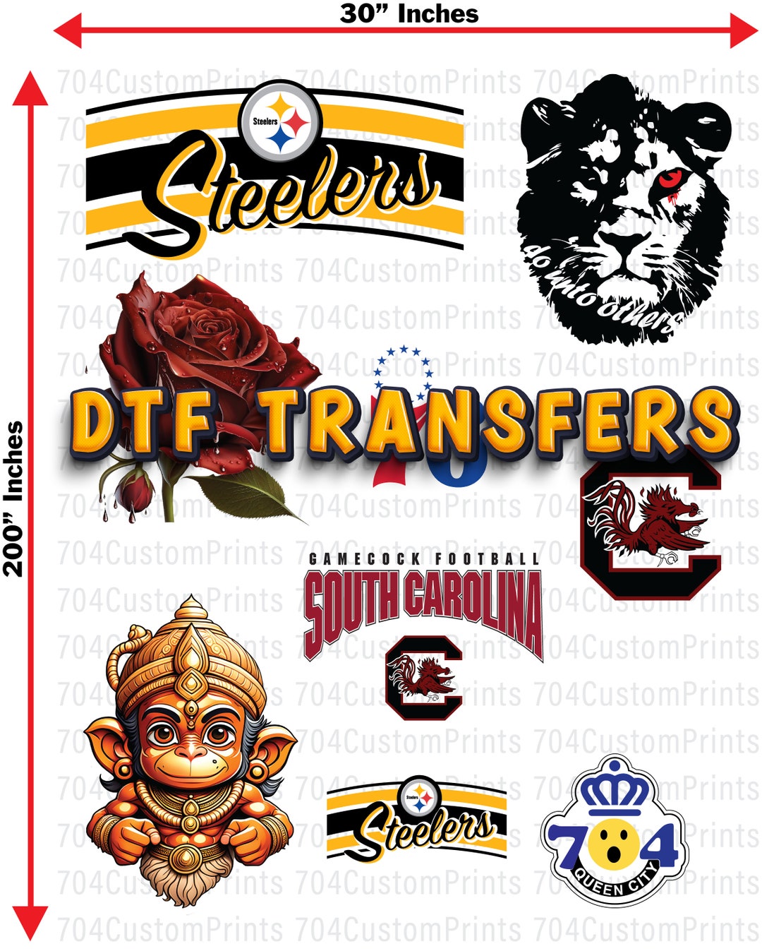DTF Transfers, DTF Prints, DTF Custom Transfer, Dtf Gang Sheet, Custom ...
