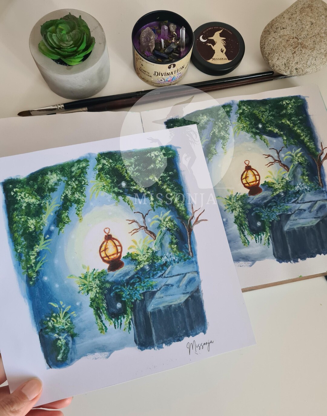 The Misty Chasm - Fantasy Art, Fantasy Painting, Wall Decoration ...